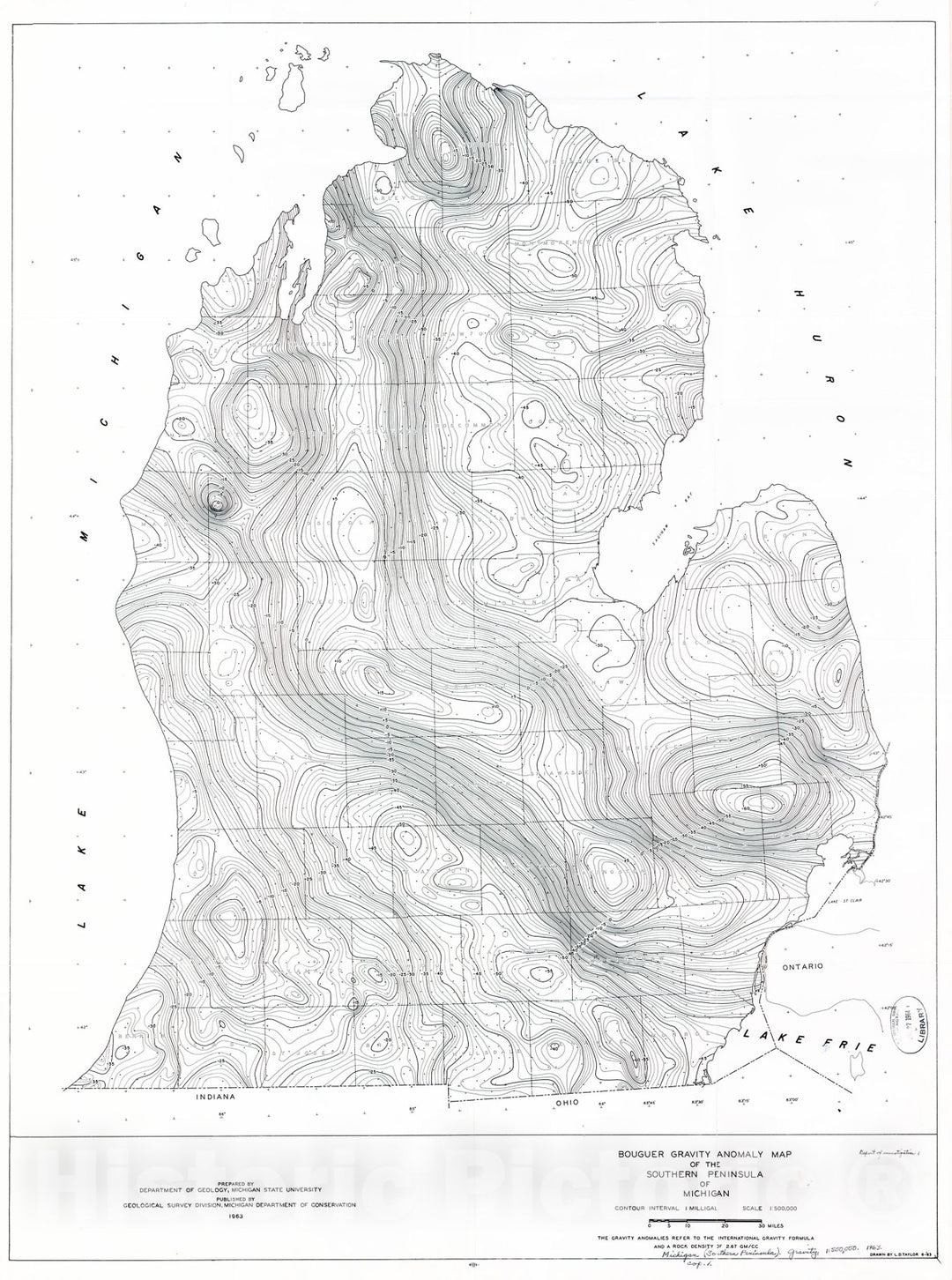 Map : Regional gravity and magnetic anomaly maps of the southern penin ...