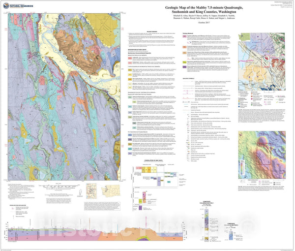 Map : Geologic map of the Maltby 7.5-minute quadrangle, Snohomish and ...