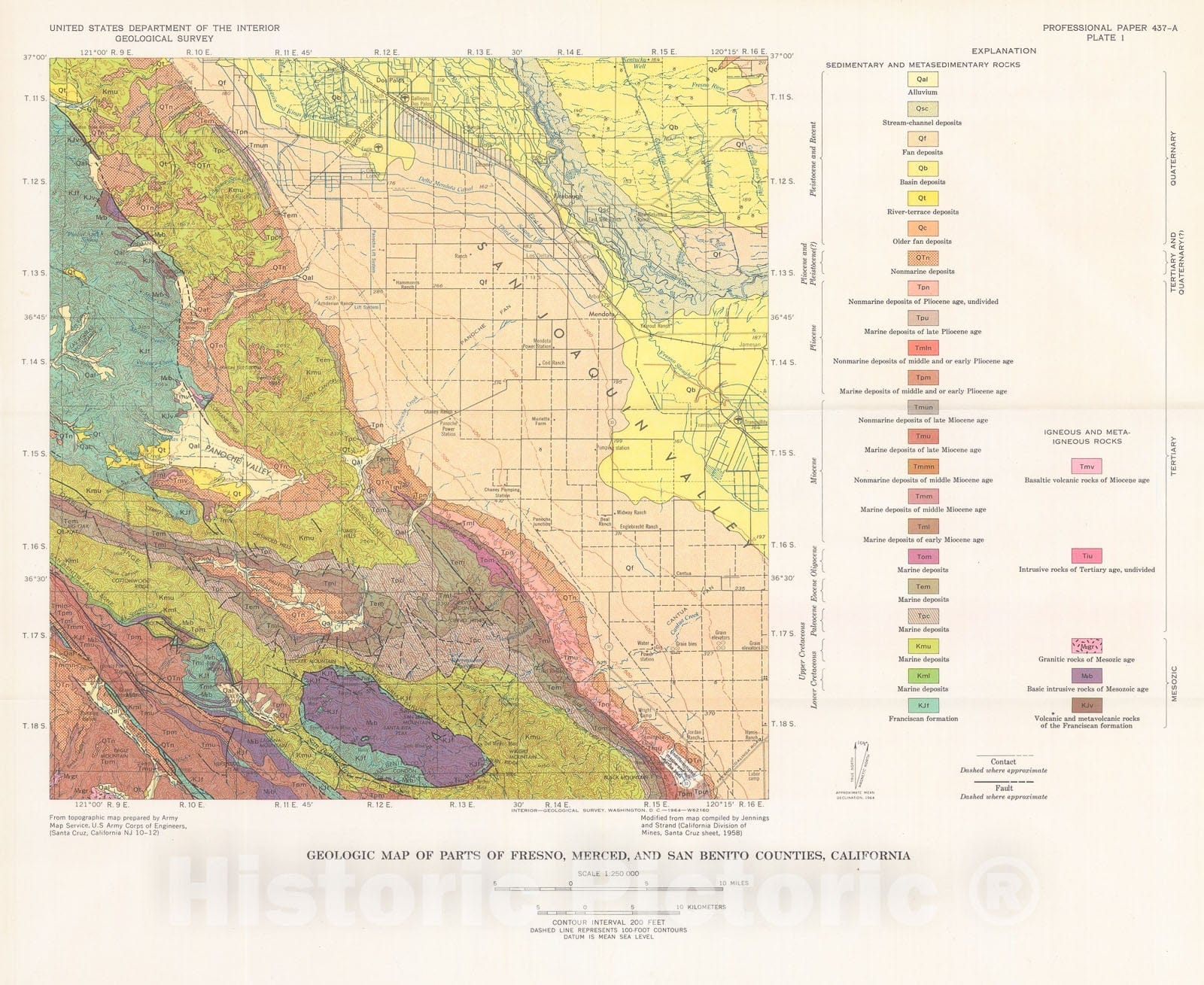 Alluvial Fan Map