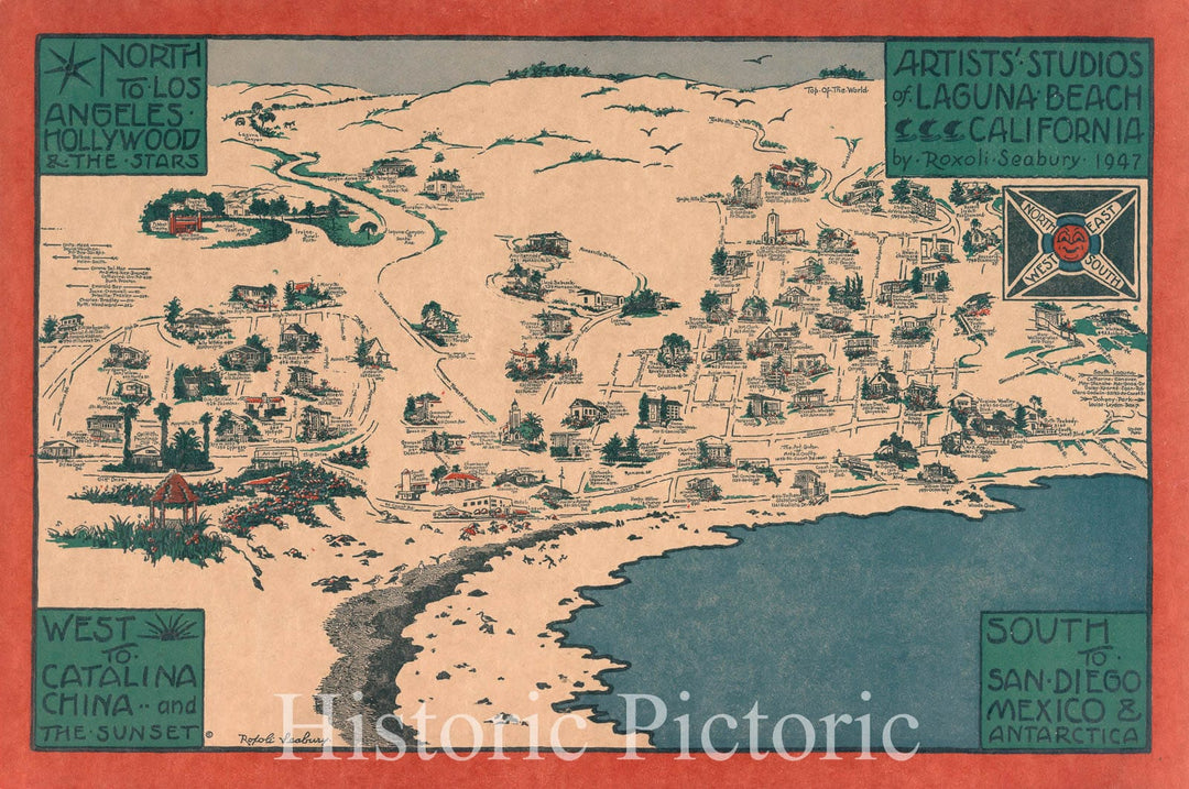 California Map Laguna Beach Map Of Laguna Beach, CA