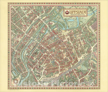 Historic Map : Lippstadt, Germany., 1979, Vintage Wall Art – Historic ...