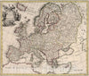 Historic Map : New Map of Europe., 1721, Vintage Wall Art - Historic ...