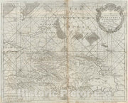 Historic Map : A Correct Chart of Hispaniola with the Windward Passage ...