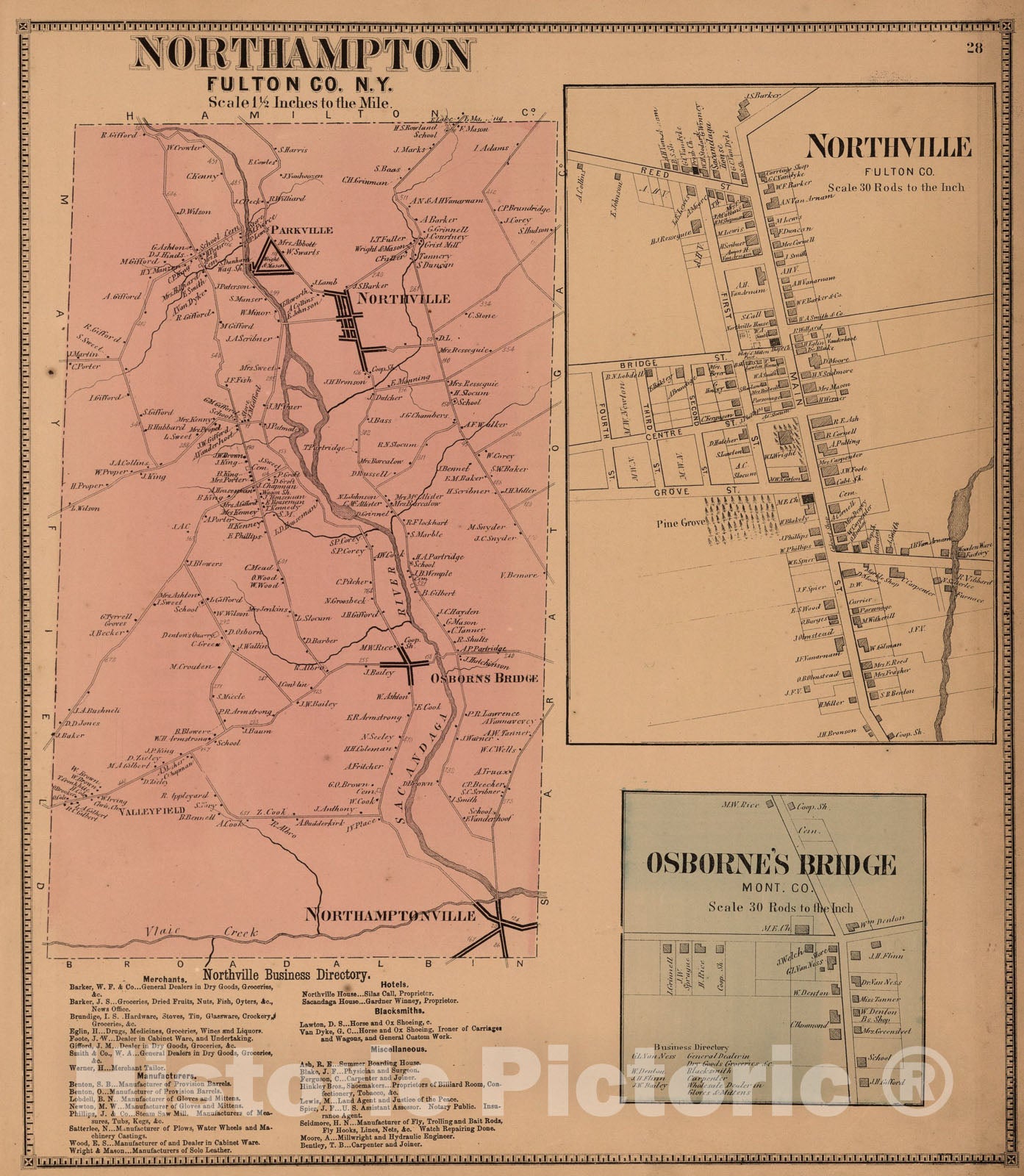 Fulton County Ny Map