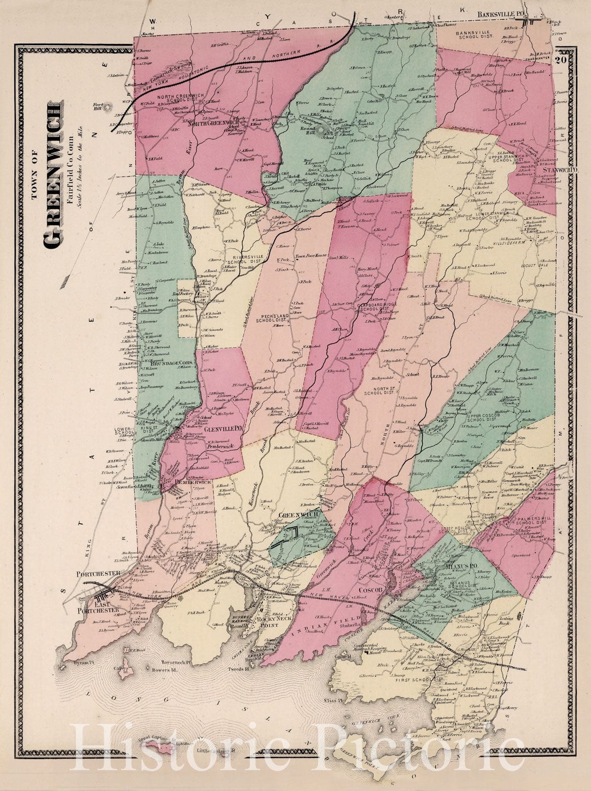 Town Of Greenwich Ct Map
