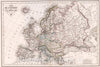 Historic Map : Carte de l'Europe ... 1845., 1845, Vintage Wall Art ...