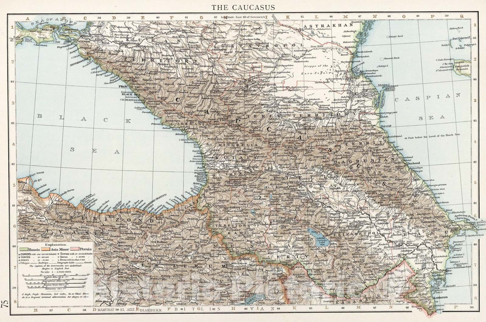Caucasus Map