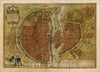 Historic Map : [Paris] Lutetia vulgari Nomine Paris, Urbs Galliae Maxi ...
