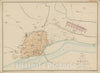 Historic Map : Plan of Delhi and its Environs, c1863, Edward Weller, V ...