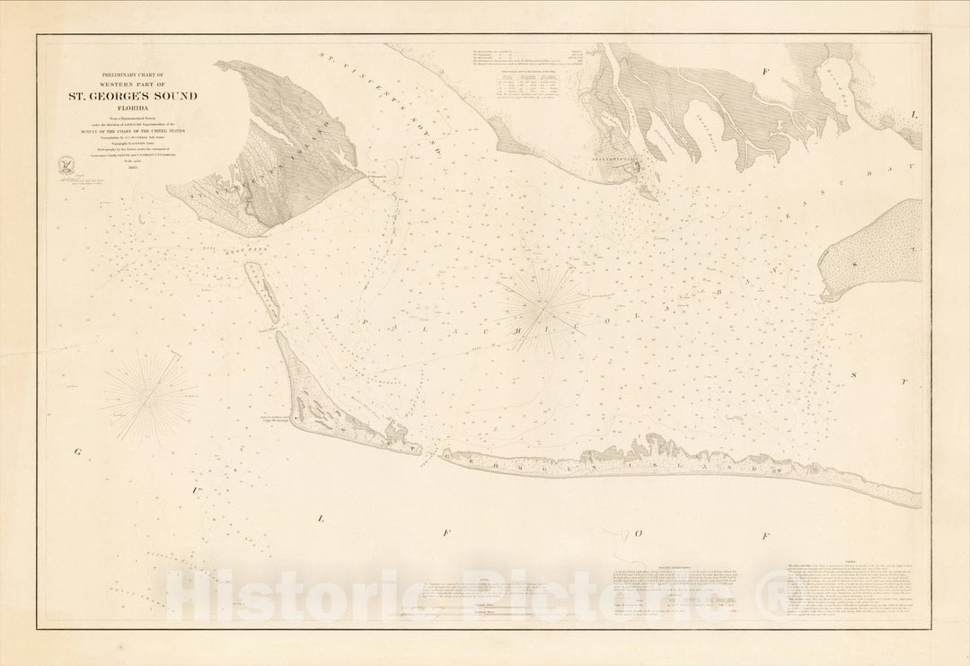 Historic Map : Preliminary Chart of Western Part of St. George's Sound ...