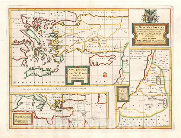 Historic Map : A New Map Shewing all the several Counties, Cities, Tow ...