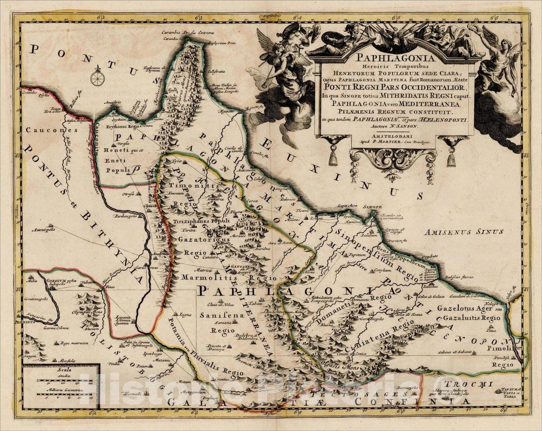 Historic Map : Paphlagonia Heroicis Temporibus Henetorum Populorum Sed ...