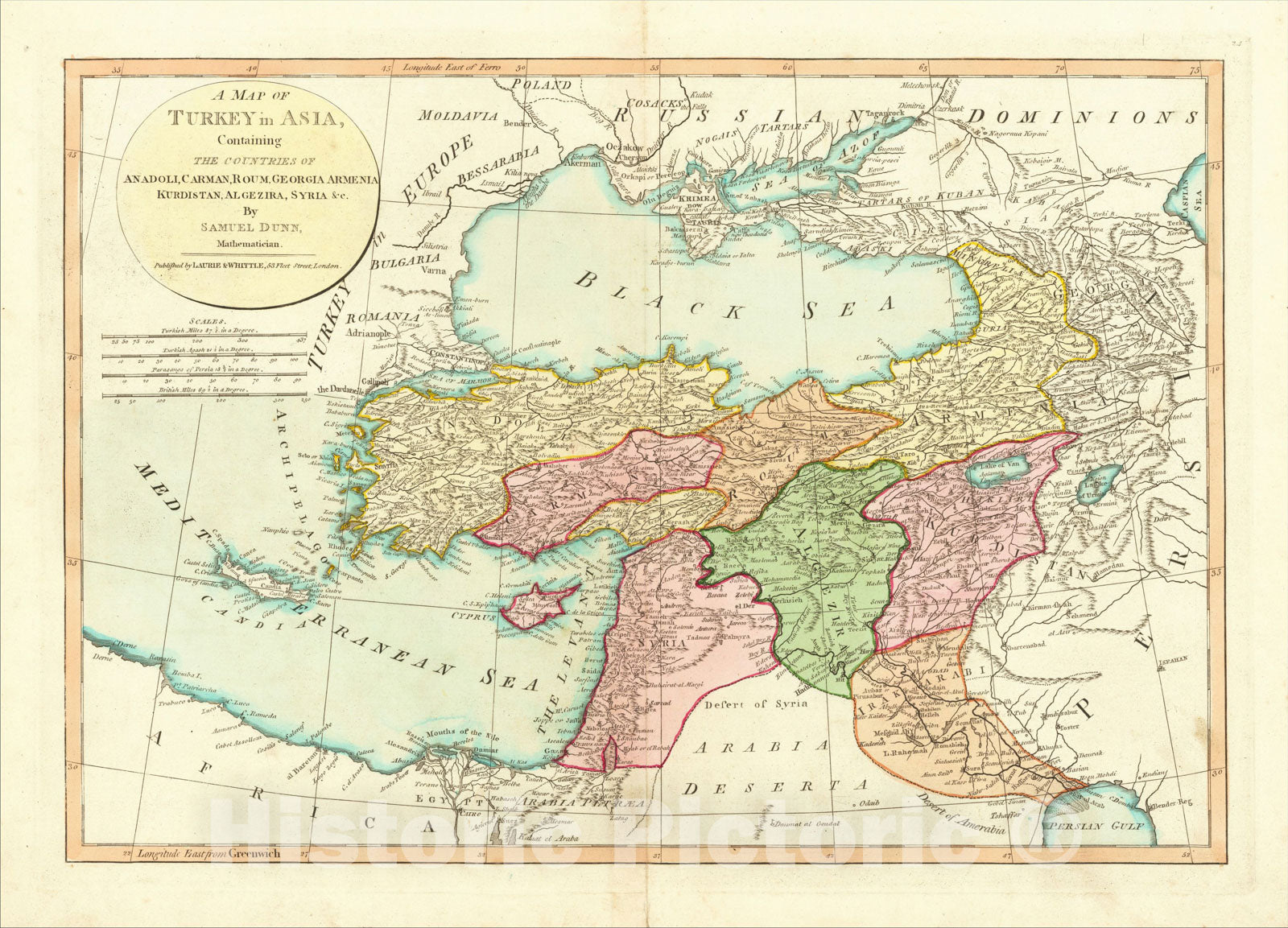 Turkey On Map Of Asia