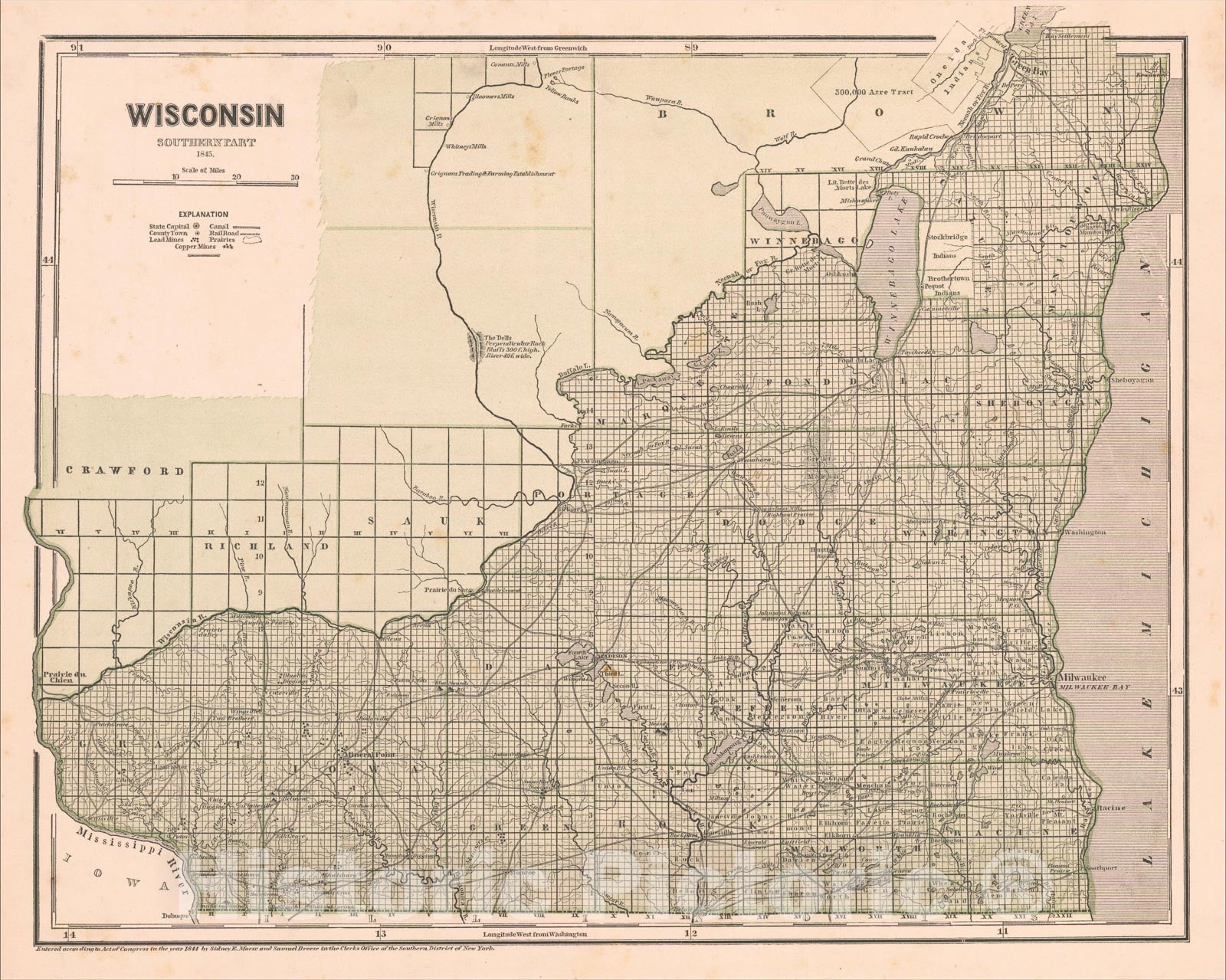 Map Of Southern Wisconsin