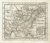 Historic Map : A Map of the British Plantations Canada Florida andc ...
