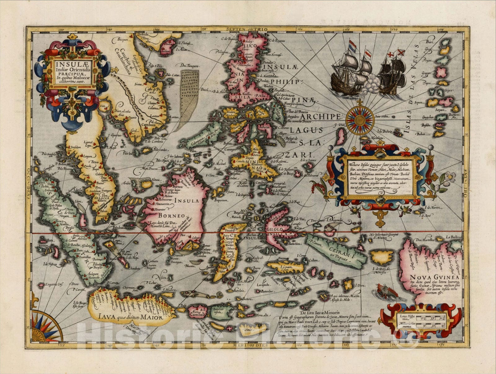 Historic Map : Insulae Indiae Orientalis Praecipuae, In quibus Molucca ...