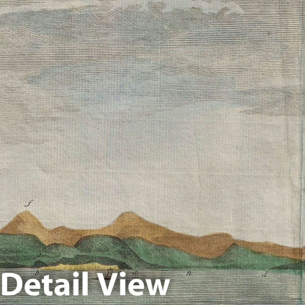 Historic Map : View of Port of Acapulco, Mexico, Anson , 1745, Vintage ...