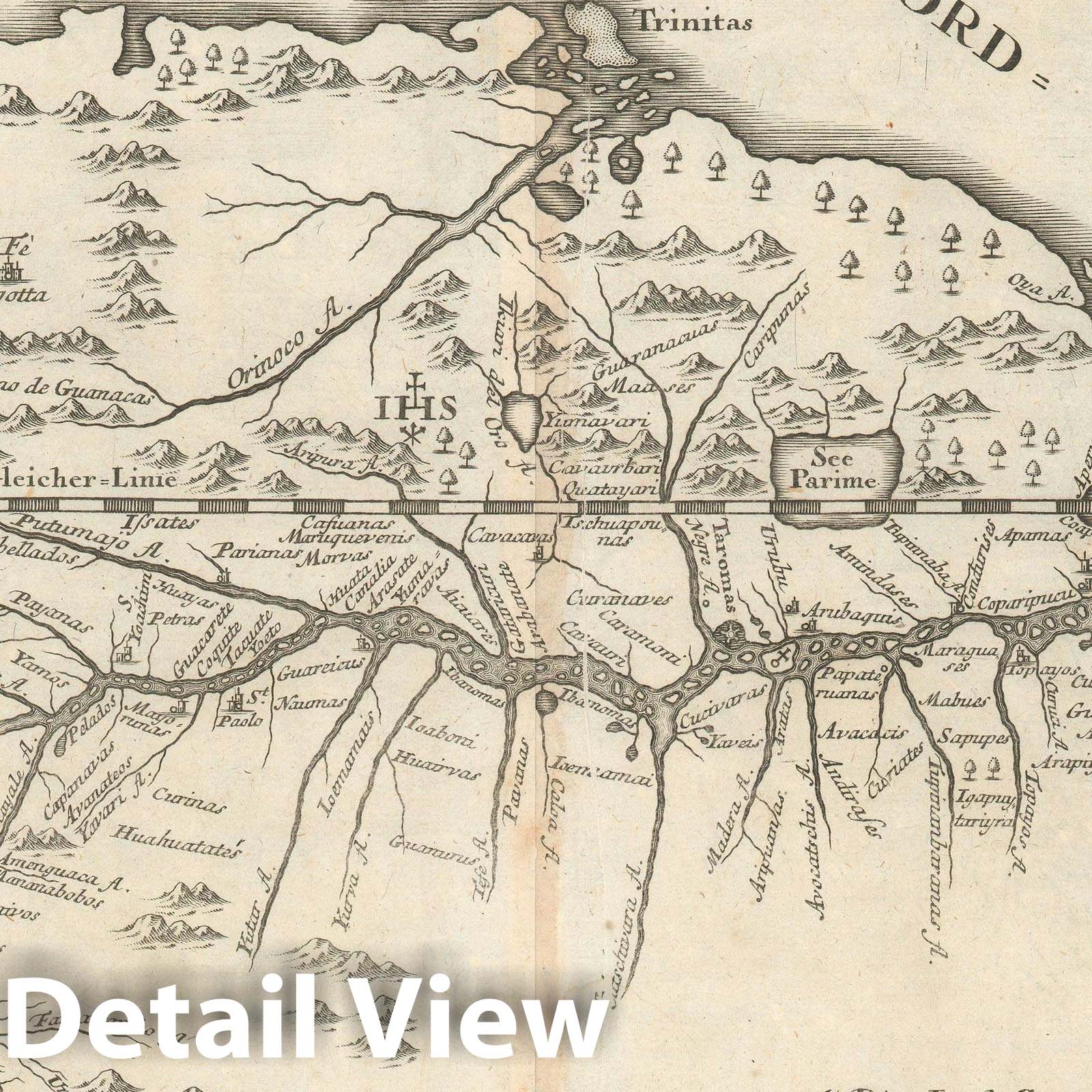 Historic Map : The Amazon Based on its Earliest Firsthand Mapping, Stö ...
