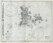 Historic Map : Nautical Chart Pescadores "Penghu" Islands, Taiwan, U.S ...