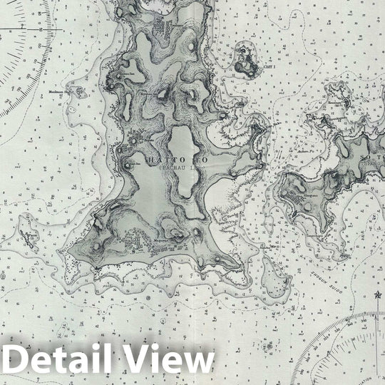 Historic Map : Nautical Chart Pescadores "Penghu" Islands, Taiwan, U.S ...