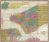 Historic Map : New York City "Manhattan and Brooklyn", Humphrey Phelps ...