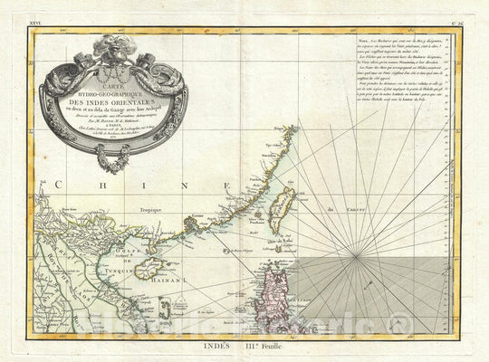 Historic Map : Tonkin "Vietnam" China, Formosa "Taiwan" and Luzon "Phi ...
