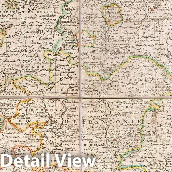 Historic Map : Covens and Mortier Map of Germany (Folding Case Map ...