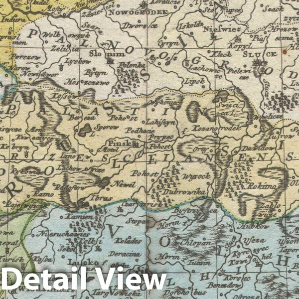 Historic Map : Homann Heirs Map of Poland , 1750, Vintage Wall Art ...