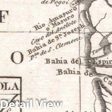 Historic Map : Gibson Map of East and West Florida, 1763, Vintage Wall ...