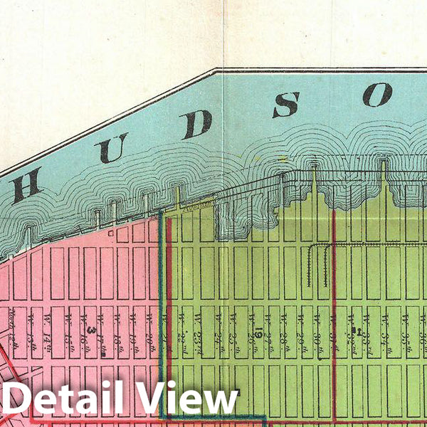 Historic Map : Hardy Map of New York City Fire Departments , 1871, Vin ...