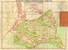 Historic Map : Leconte Map of Paris wMonuments and Map of The Expositi ...
