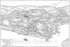 Historic Map : Cumberpatch View or Map of West Point Military Academy ...