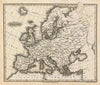 Historic Map : MalteBrun Antique Map of Europe, 1828, Vintage Wall Art ...