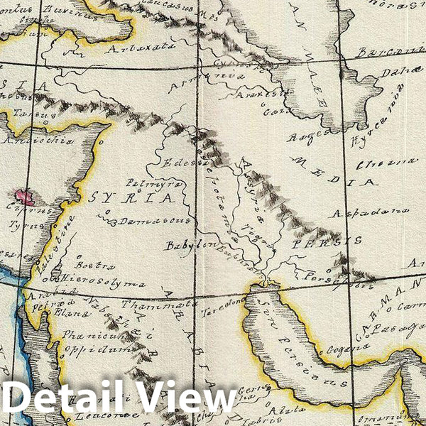 Historic Map : Manuscript Map of The Ancient World: Europe, Asia and A ...