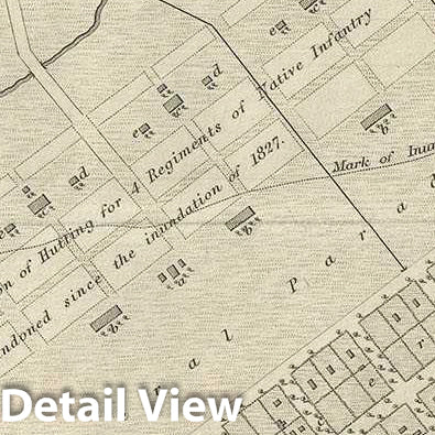 Historic Map : Pharoah Map or Plan of The Town of Pallavaram, Chennai ...