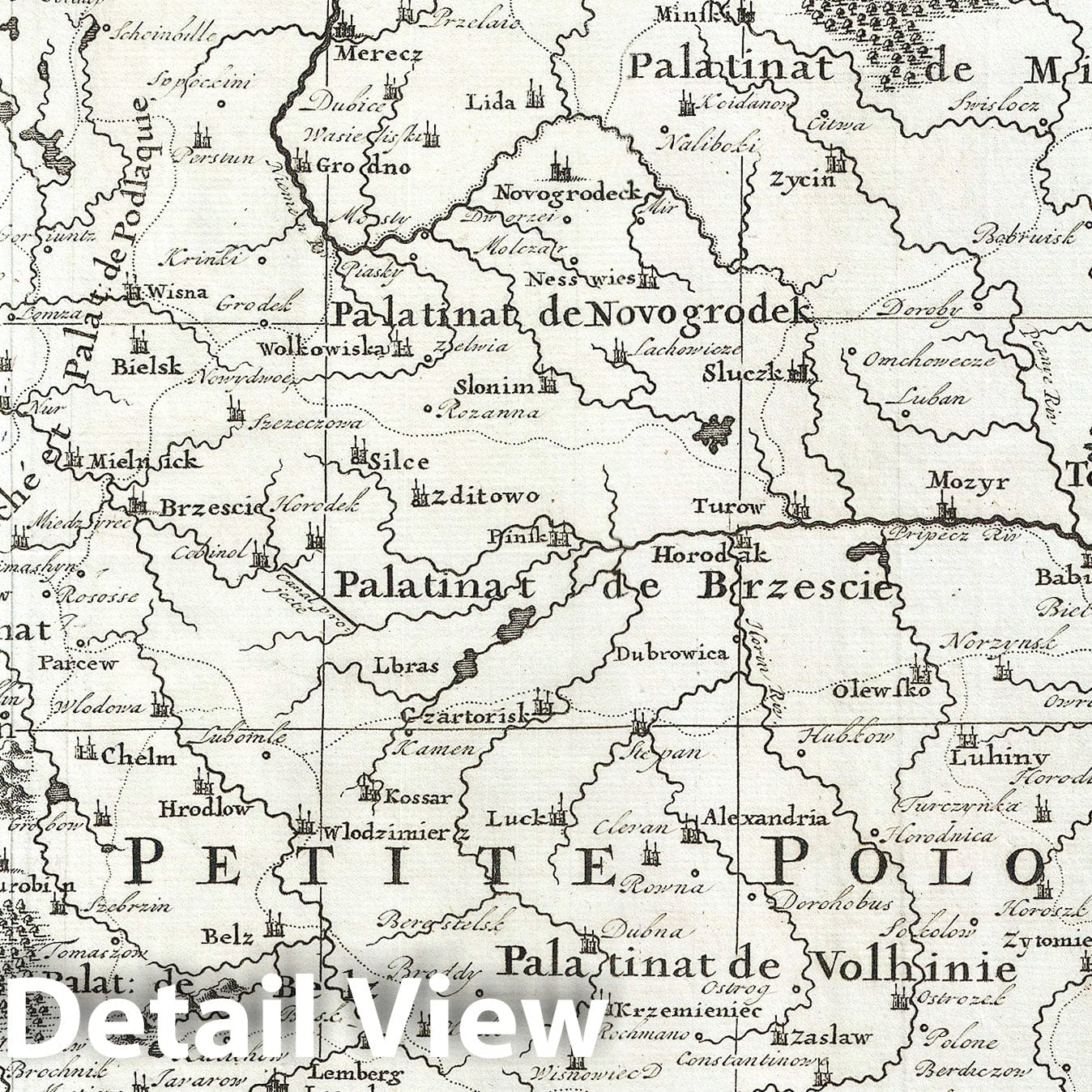 Historic Map : Chatelain Antique Map of The Kingdom of Poland (PolishL ...