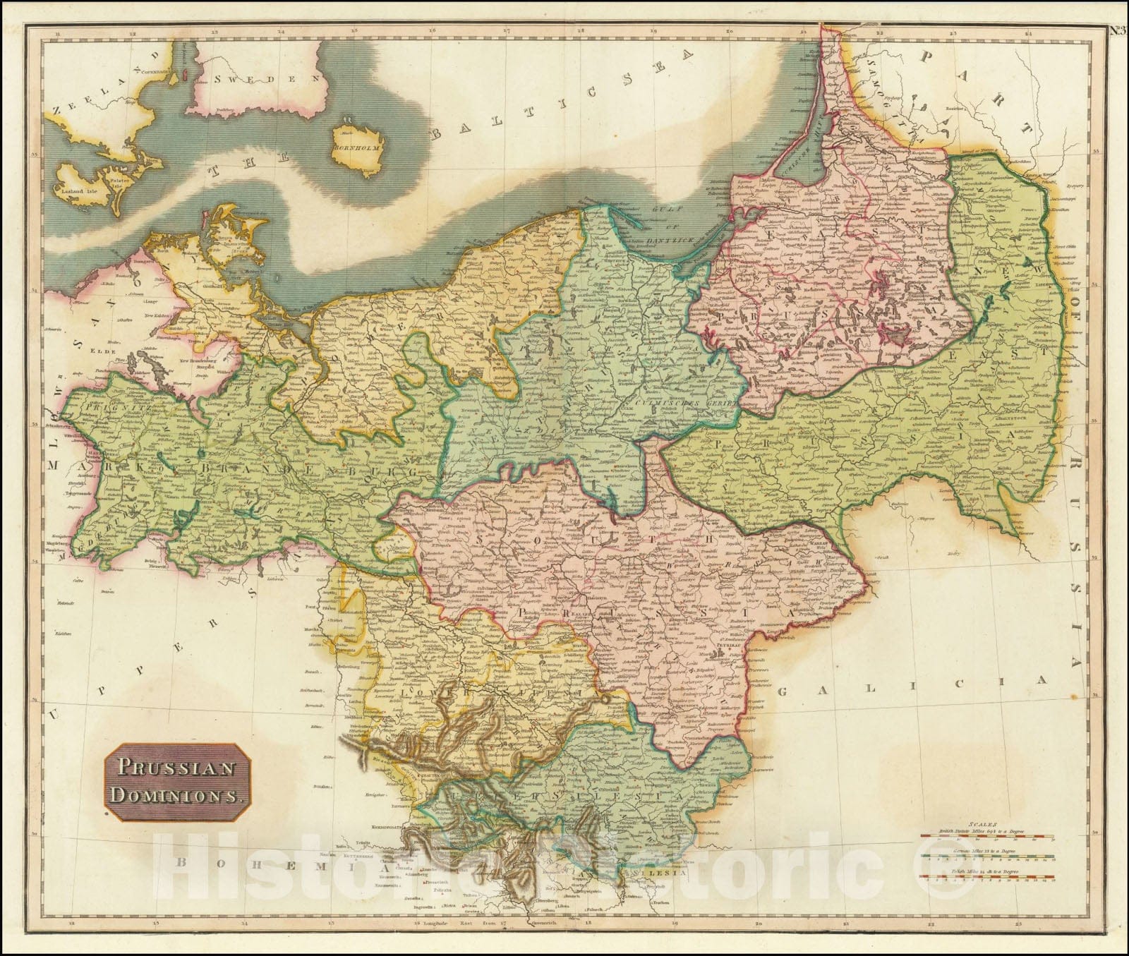 Historic Map : Prussian Dominions, 1815, Vintage Wall Art – Historic ...