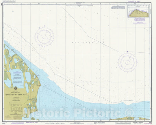 Historic Nautical Map - Approaches To Smith Bay, AK, 1983 NOAA Chart ...