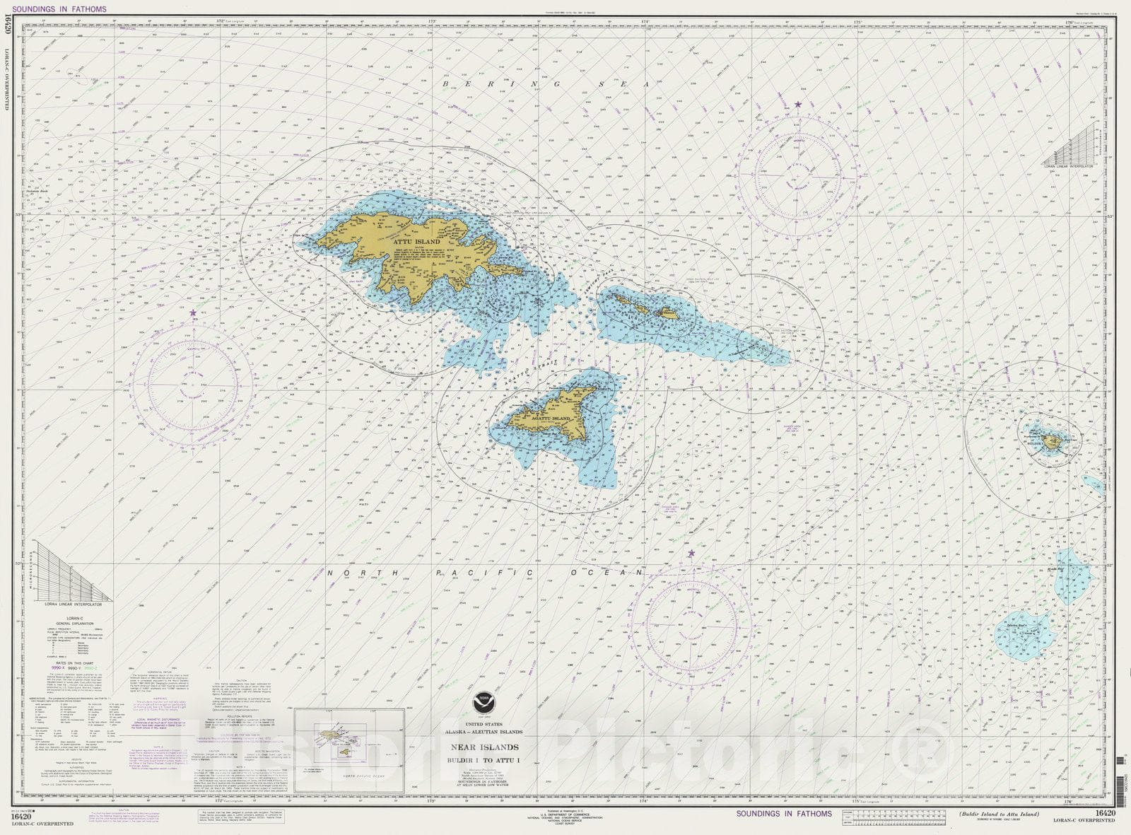 Historic Nautical Map - Buldir Island To Attu Island, AK, 1996 NOAA Ch ...