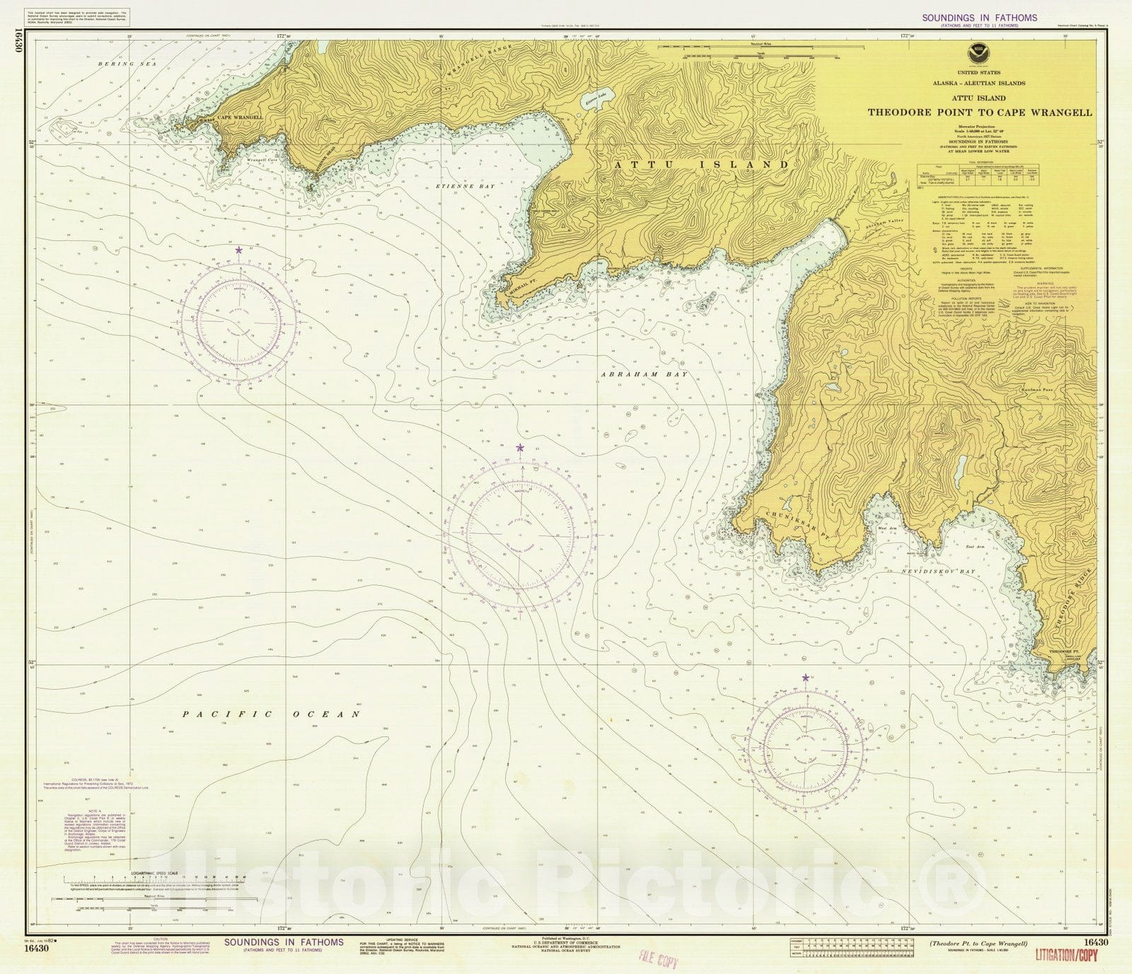 Historic Nautical Map - Theodore Pt To Cape Wrangell, AK, 1982 NOAA Ch ...