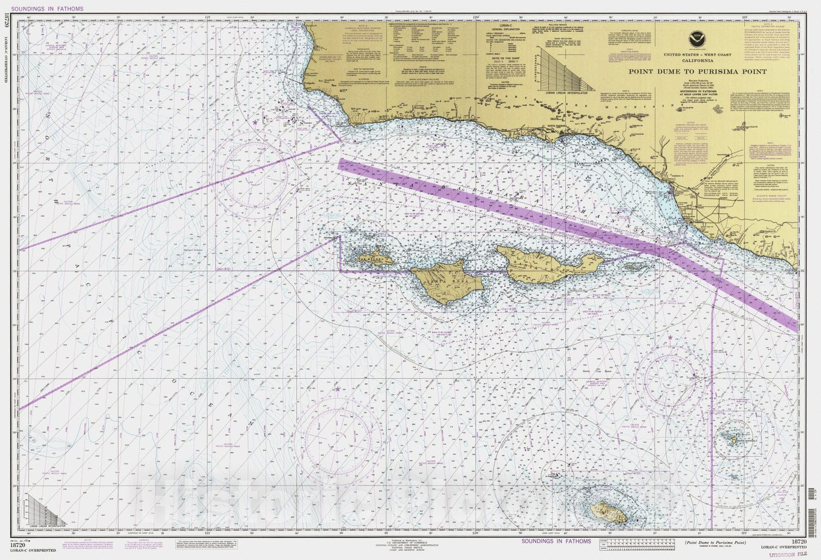 Historic Nautical Map - Point Dume To Purisima Point, CA, 1995 NOAA Ch ...