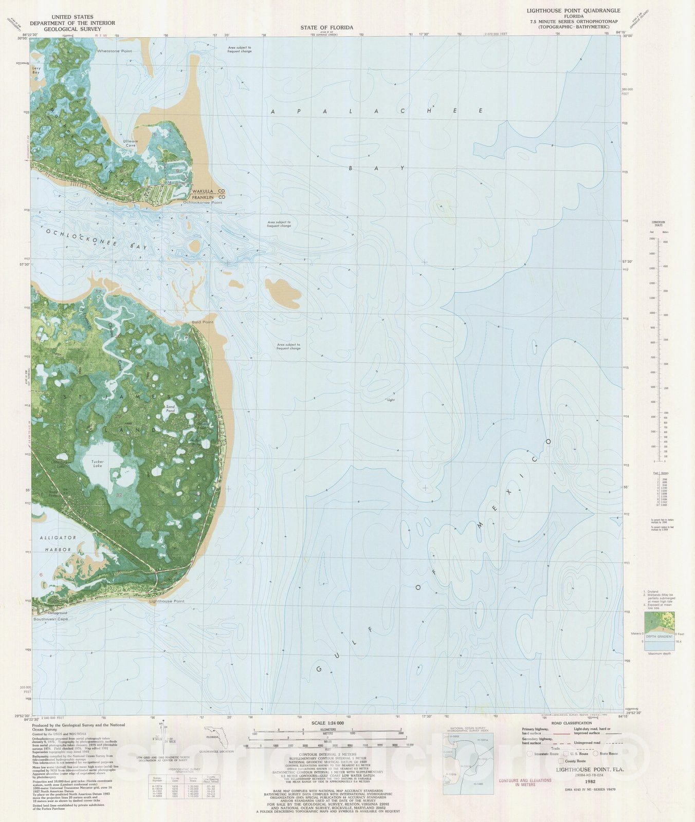 Historic Nautical Map - Lighthouse Point, FL, 1982 NOAA Topographic Ba ...