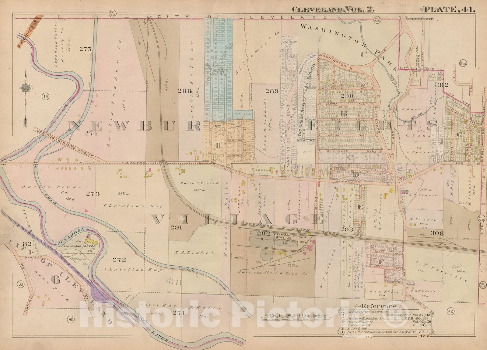 Historic Map : Plat Book of The City of Cleveland, Vol. Two, 1912 Plat ...