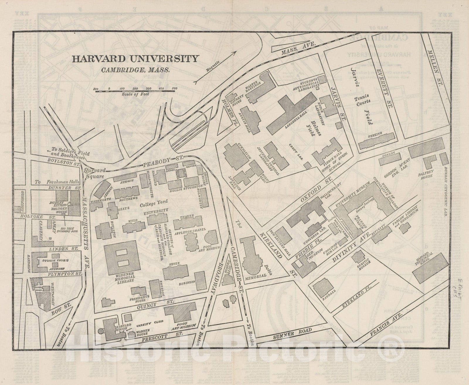 Harvard University Campus Map