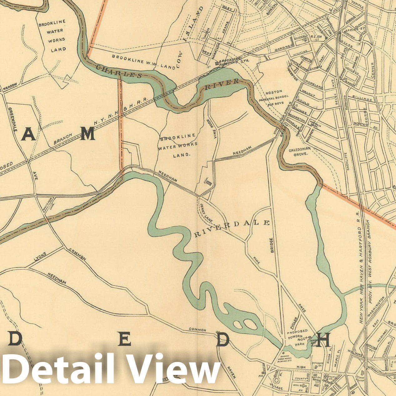 West Roxbury Map
