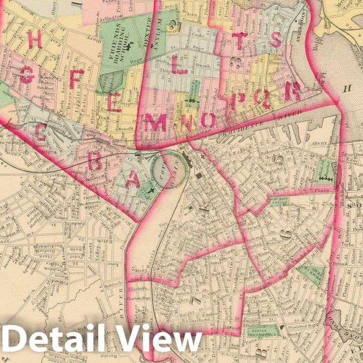 Historic Map : City Atlas of Providence Rhode Island by Wards, Volume ...