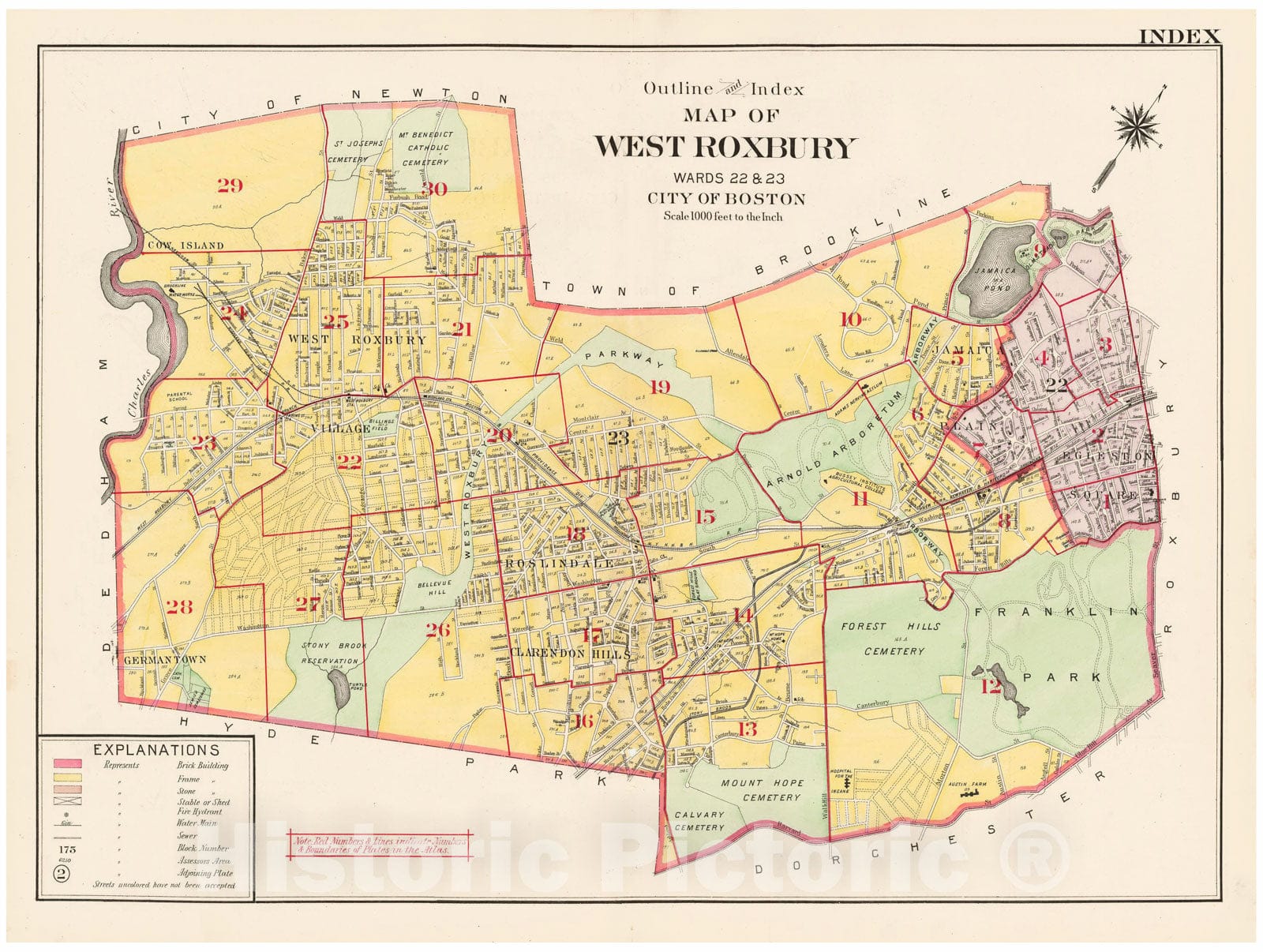 West Roxbury Map