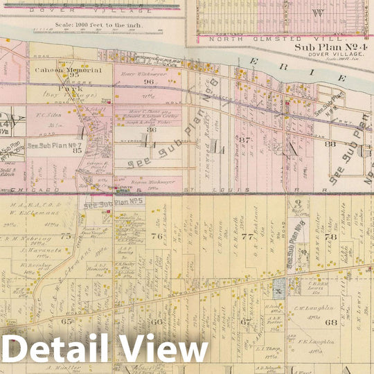 Historic Map : Plat Book of The City of Cleveland, Vol. Three, Clevela ...