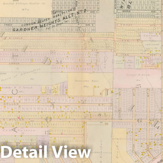 Historic Map : Plat Book of The City of Cleveland, Vol. Three, Clevela ...