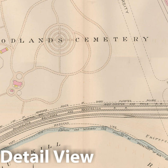 Historic Map : Atlas City of Philadelphia Wards 24,27,34,40,44&46 West ...
